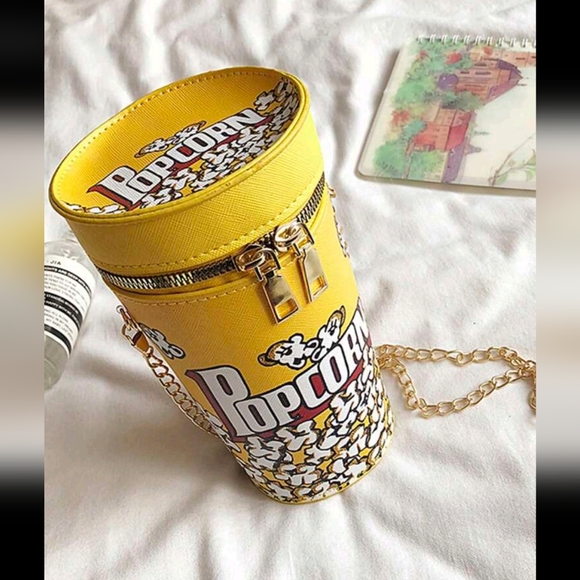 Bags | Popcorn Bucket Crossbody Purse | Poshmark